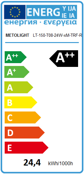 METOLIGHT LED-Tube-TRF-M-150, 150 cm, 24 Watt, 3900 lm, pure white, matt